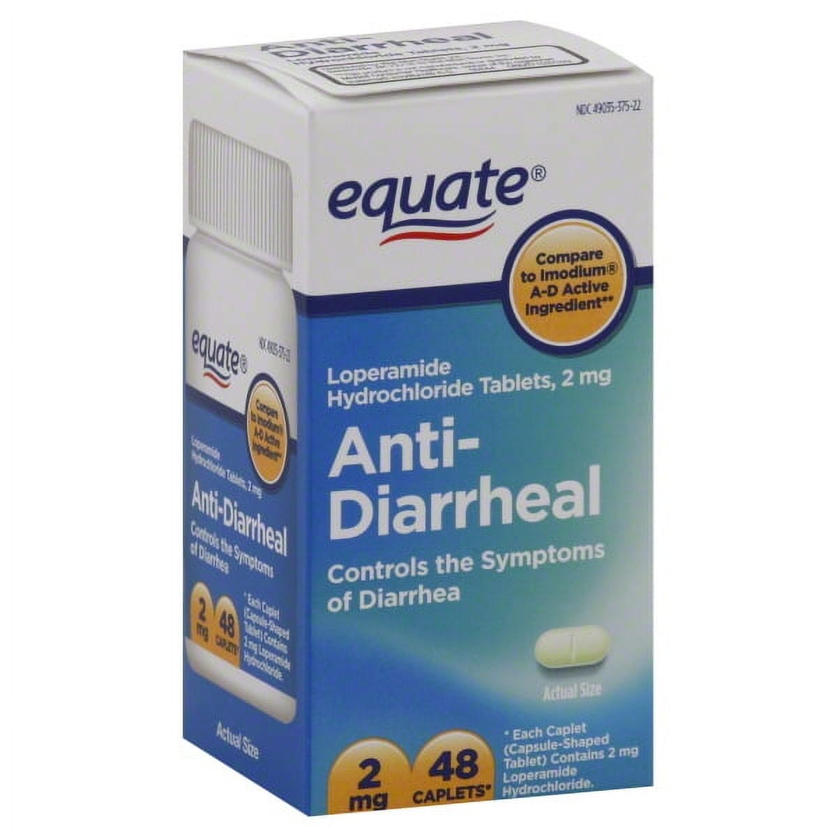 Brandclub - Equate Anti-Diarrheal Micro Caplets, 48ct