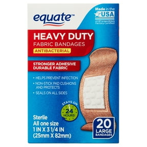 Equate Antibacterial Flexible Fabric Bandages, 100 Count HSA/FSA ...