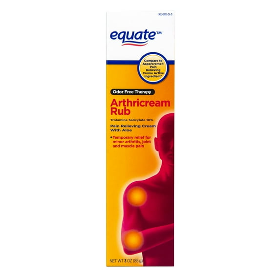 Equate Arthricream, Trolamine Salicylate 10%, Analgesic & Arthritis ...