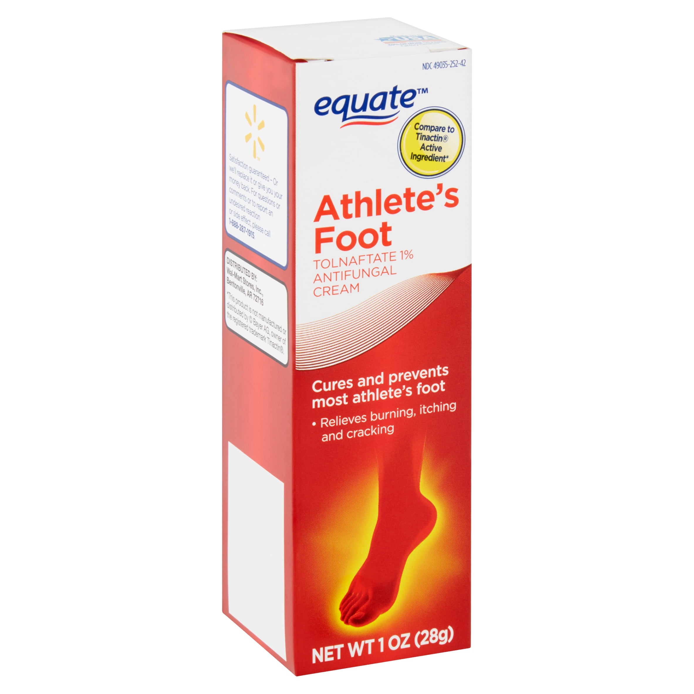 Equate Athlete's Foot Antifungal Cream, 1 oz HSA/FSA Eligible - Walmart.com