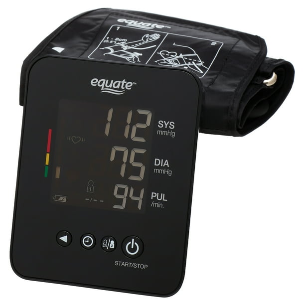 Equate BP-6000 Upper Arm Blood Pressure Monitor with Bluetooth ...
