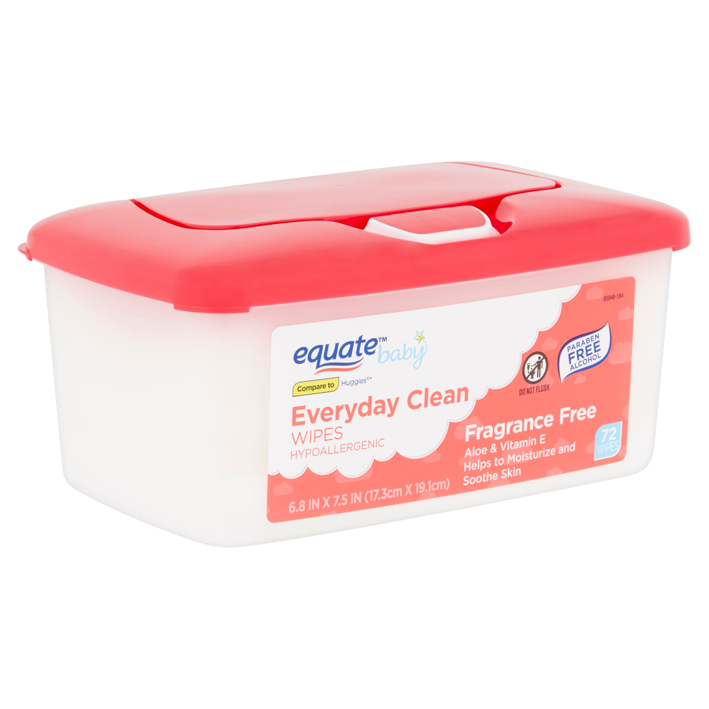 Equate Baby Everyday Clean Fragrance Free Wipes, 80 count - Walmart ...