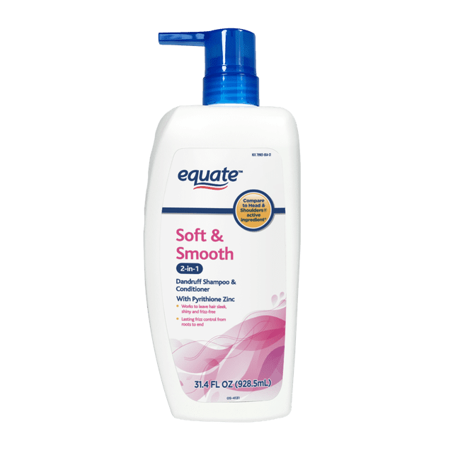 Equate Beauty 2 in1 Soft & Smooth Dandruff Shampoo and Conditioner with ...