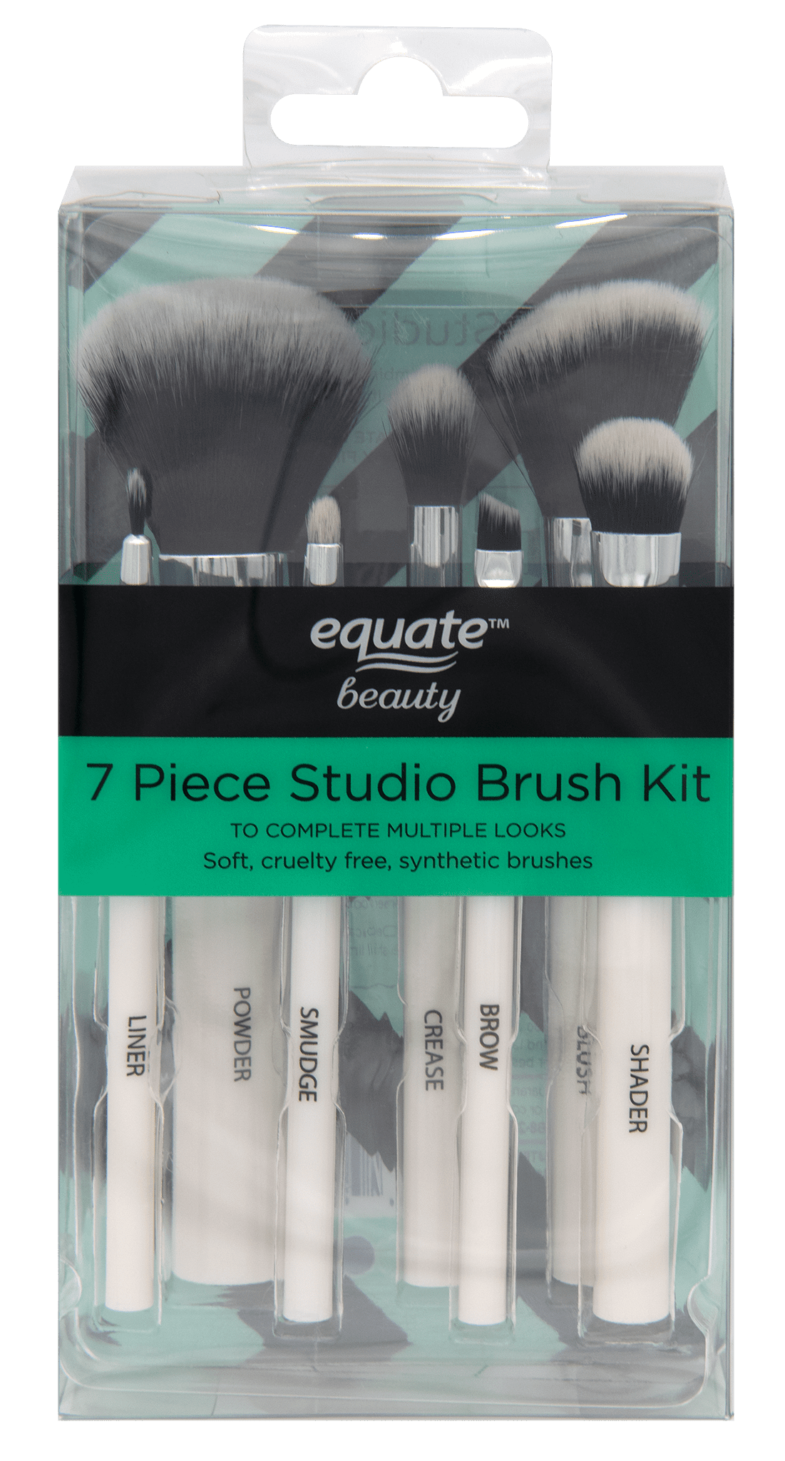 Equate Beauty 7-Piece Studio Brush Kit - Walmart.com