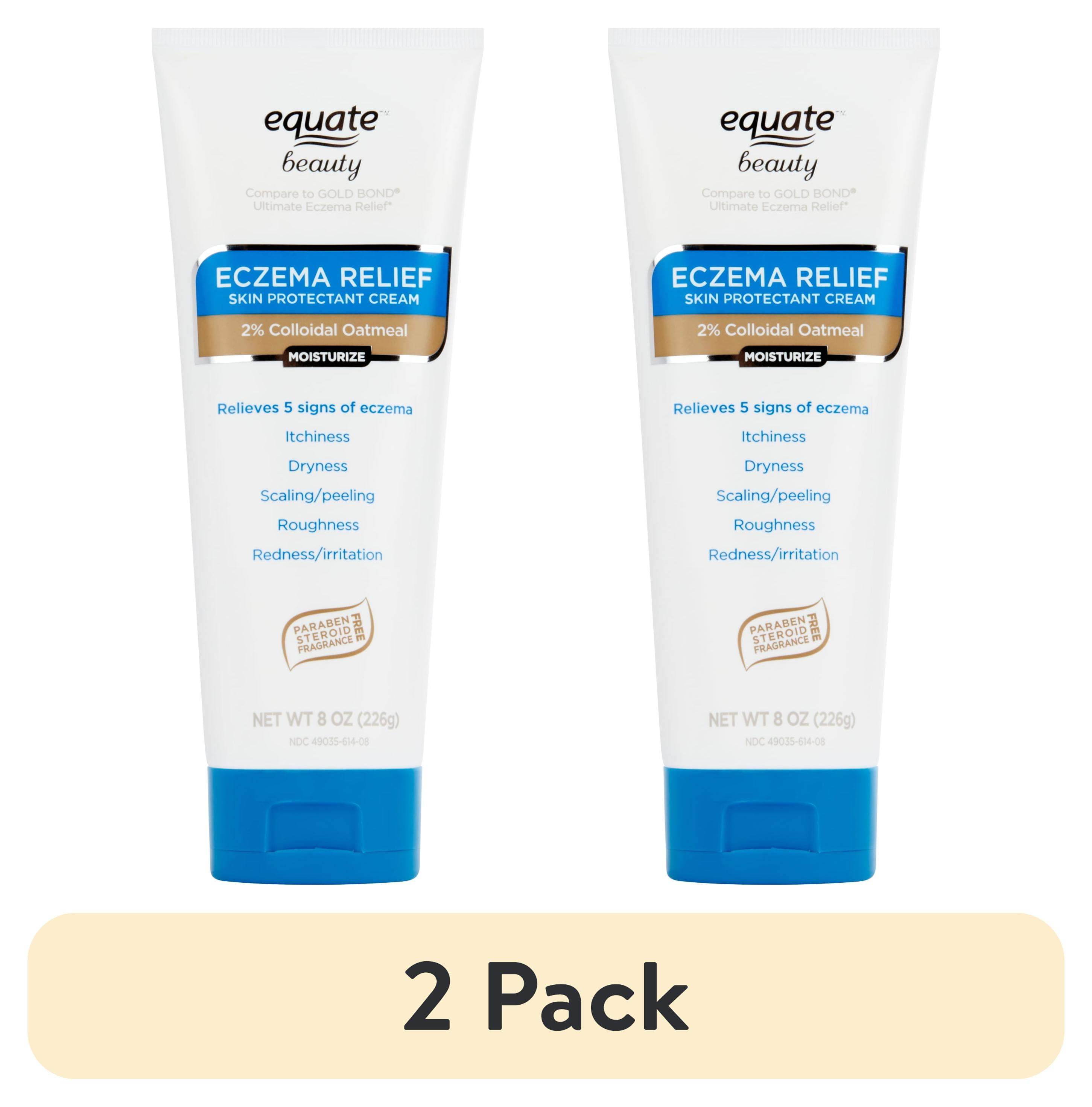 (2 pack) Equate Beauty Eczema Relief Skin Protectant Cream, 8 oz ...