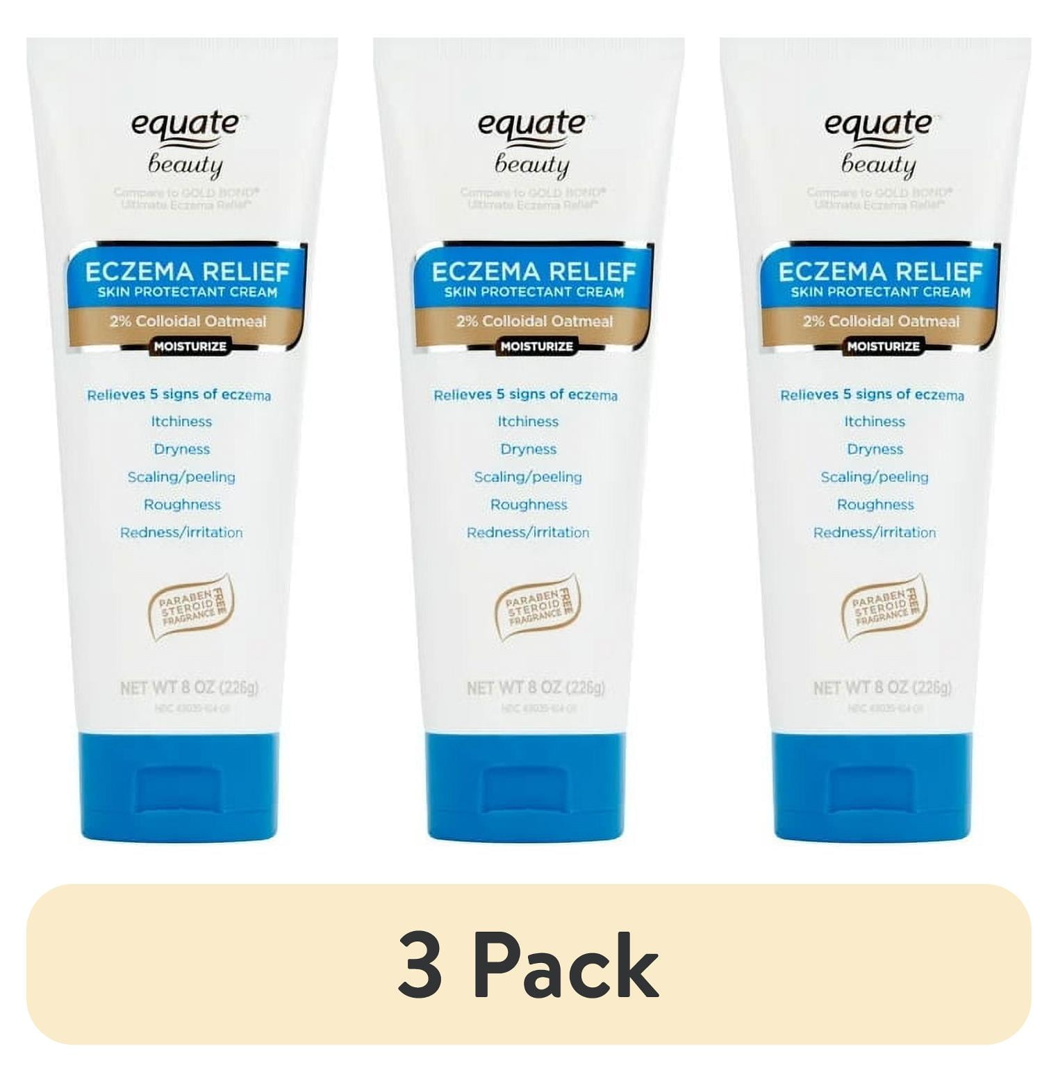 (3 pack) Equate Beauty Eczema Relief Skin Protection Cream, 8 oz ...