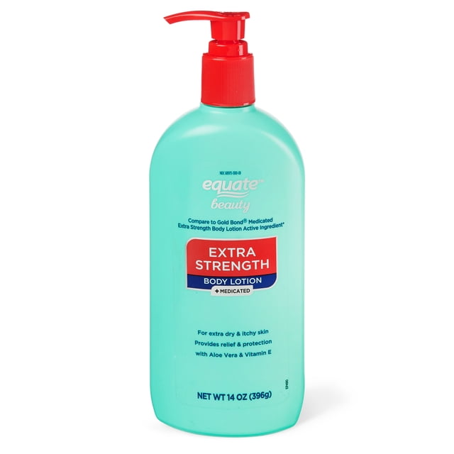 Equate Beauty Extra Strength + Medicated Body Lotion, 14 oz. - Walmart.com