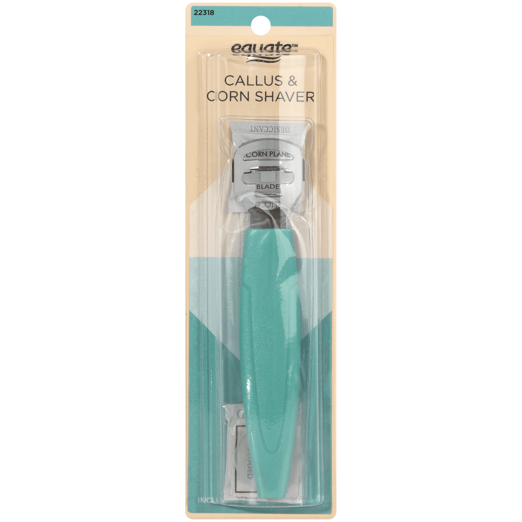Equate Callus & Corn Shaver with 2 Extra Corn Blades for Foot Care ...