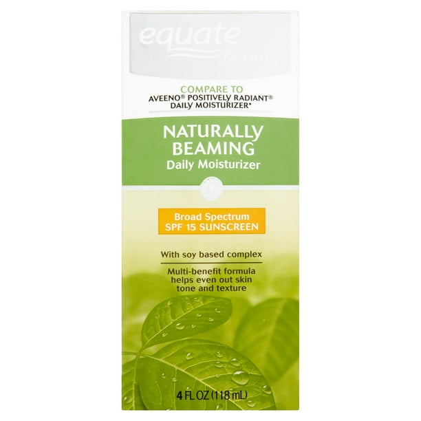 Equate Beauty Naturally Beaming Moisturizer Sunscreen Broad Spectrum ...