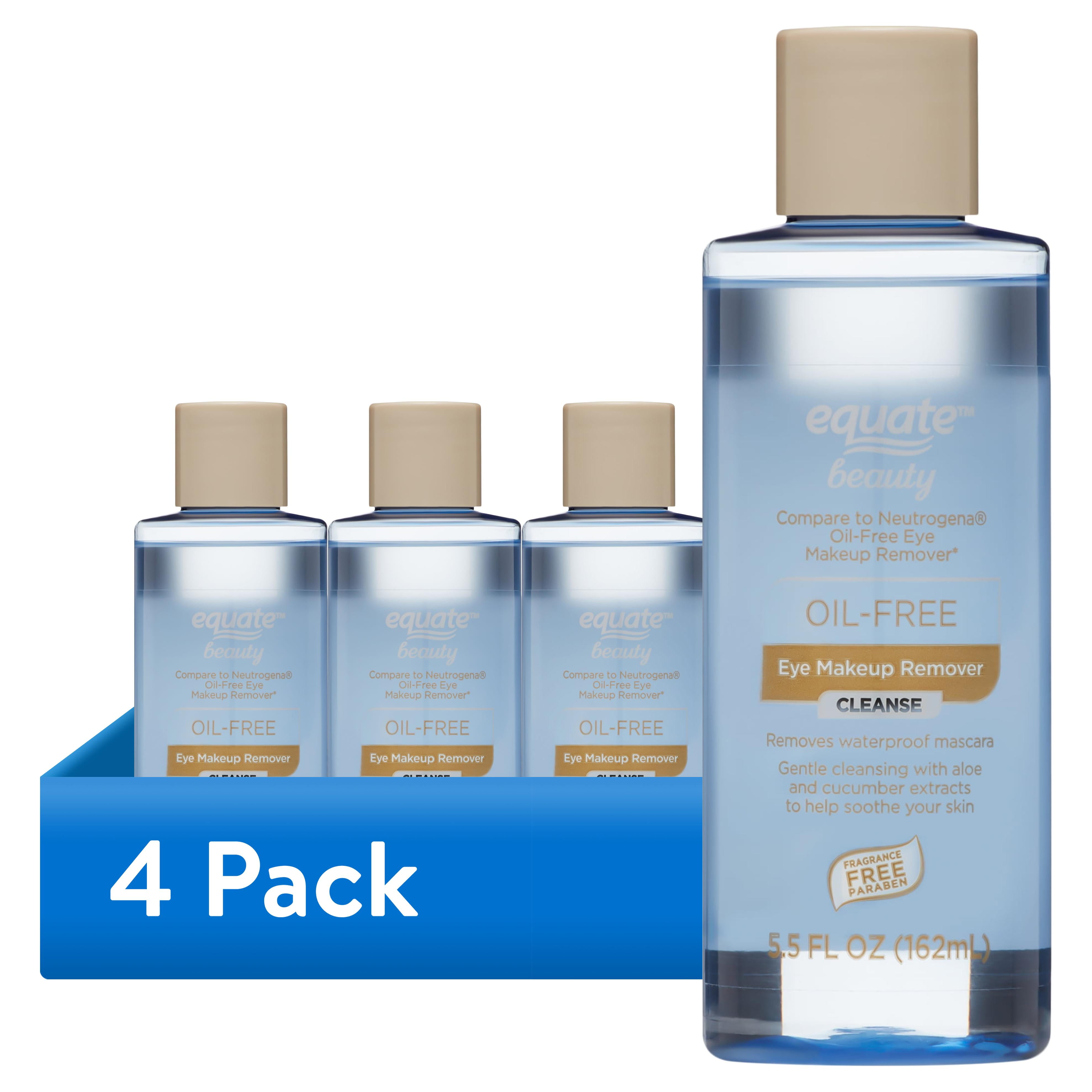 (4 pack) Equate Beauty Oil-Free Eye Makeup Remover, 5.5 fl oz - Walmart ...