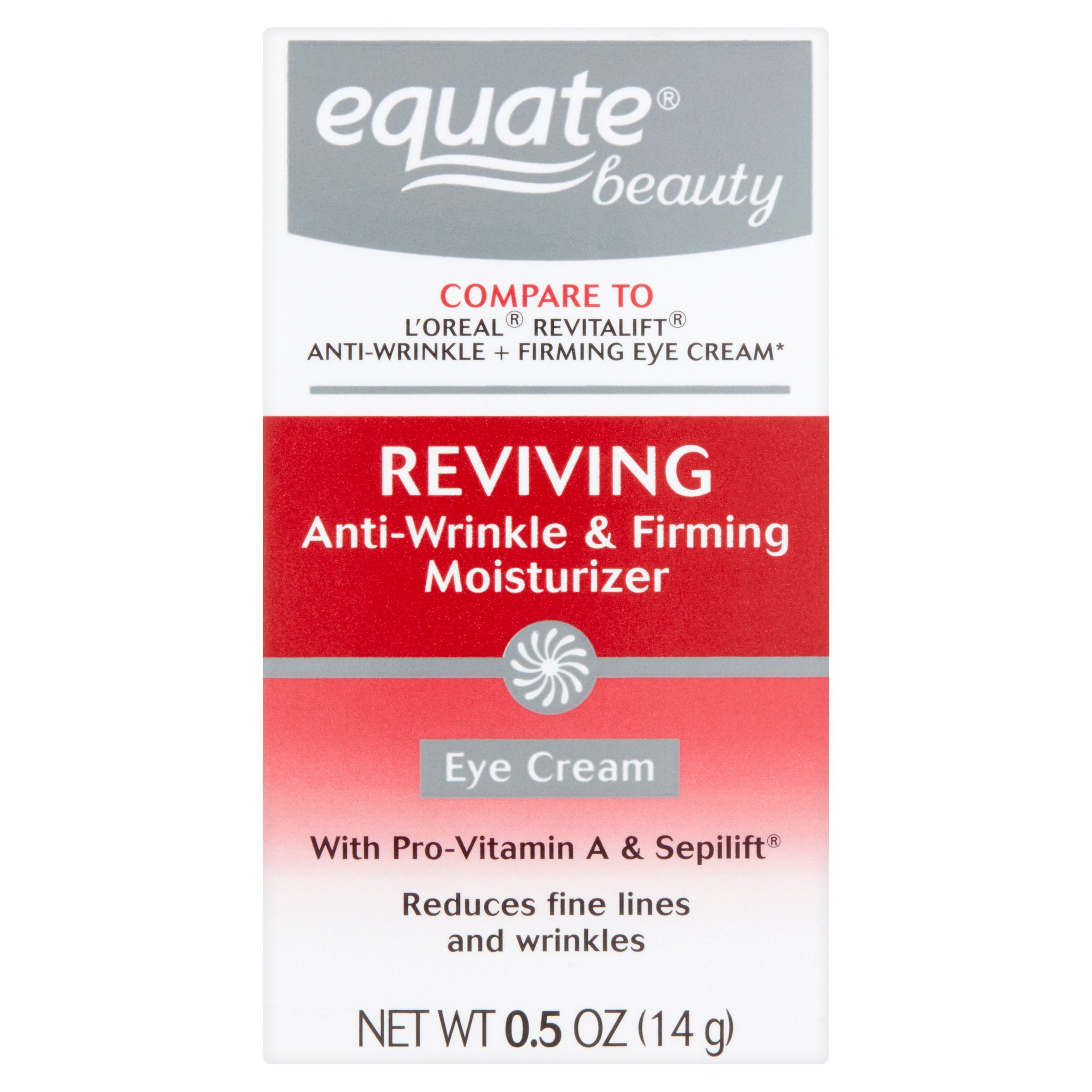 Equate Beauty Reviving Anti-Wrinkle & Firming Moisturizer Eye Cream, 0. ...