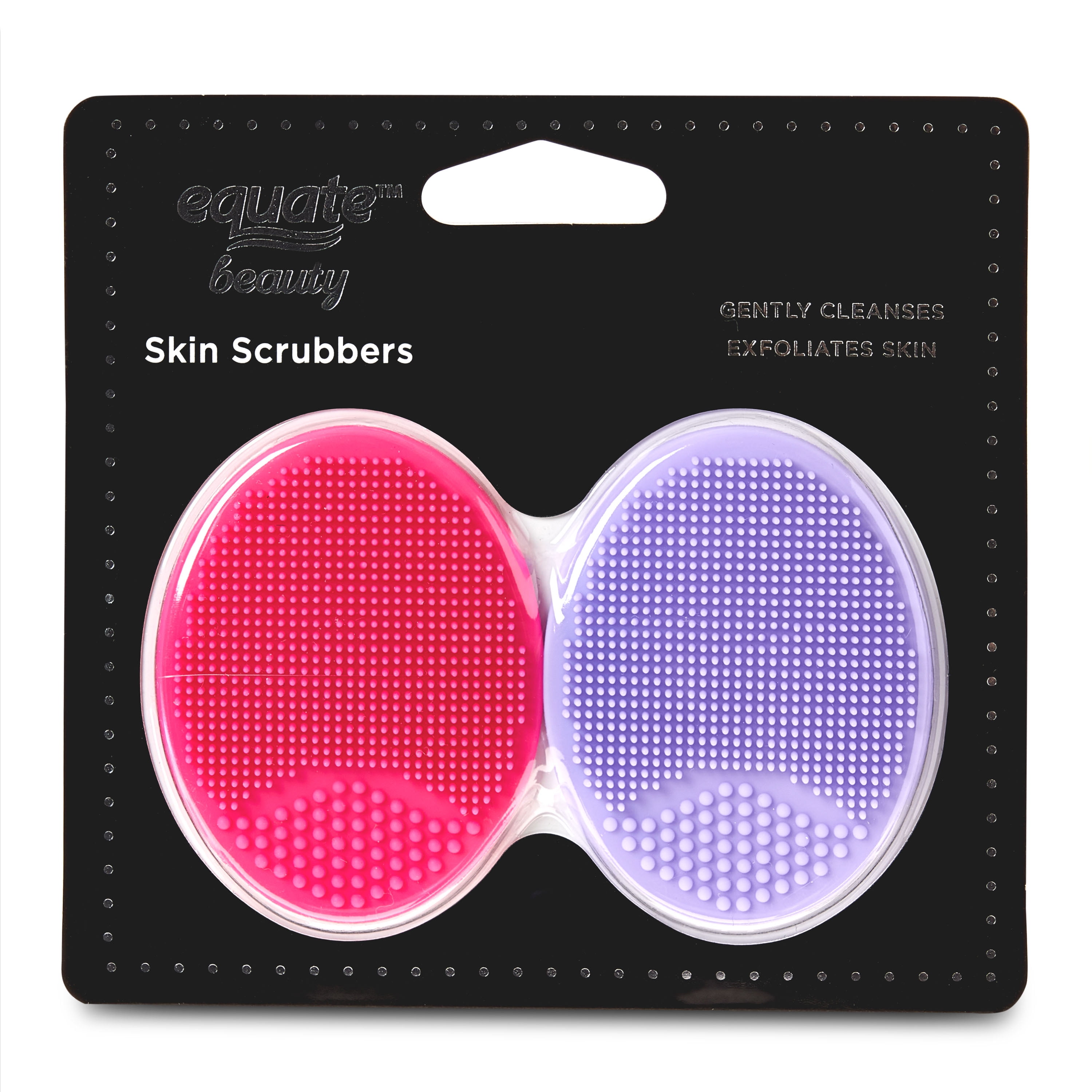 Equate Beauty Cleansing Skin Scrubbers, 2 Count HSA/FSA Eligible ...