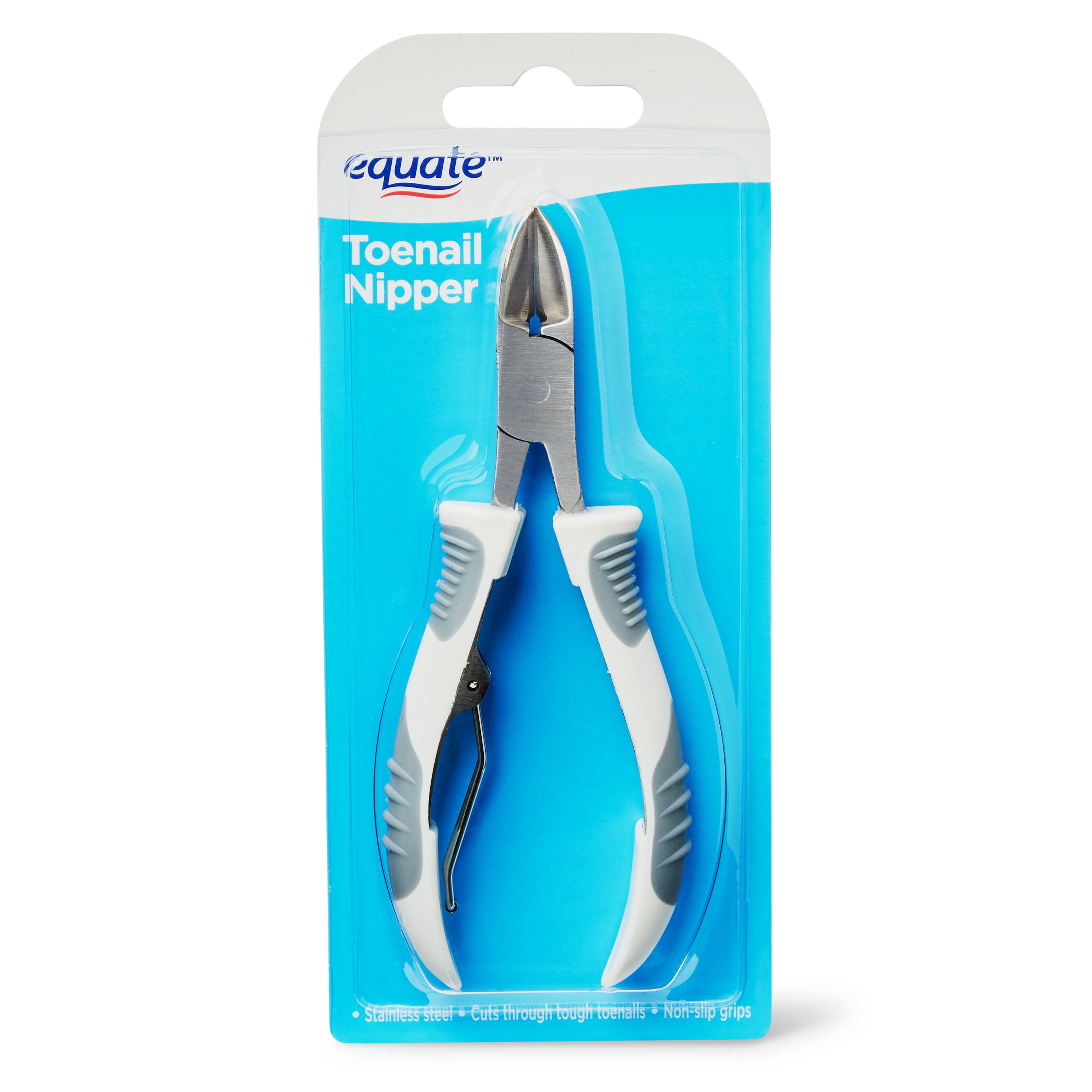 Equate Beauty Stainless Steel Easy Grip Non-Slip Toenail Nipper ...