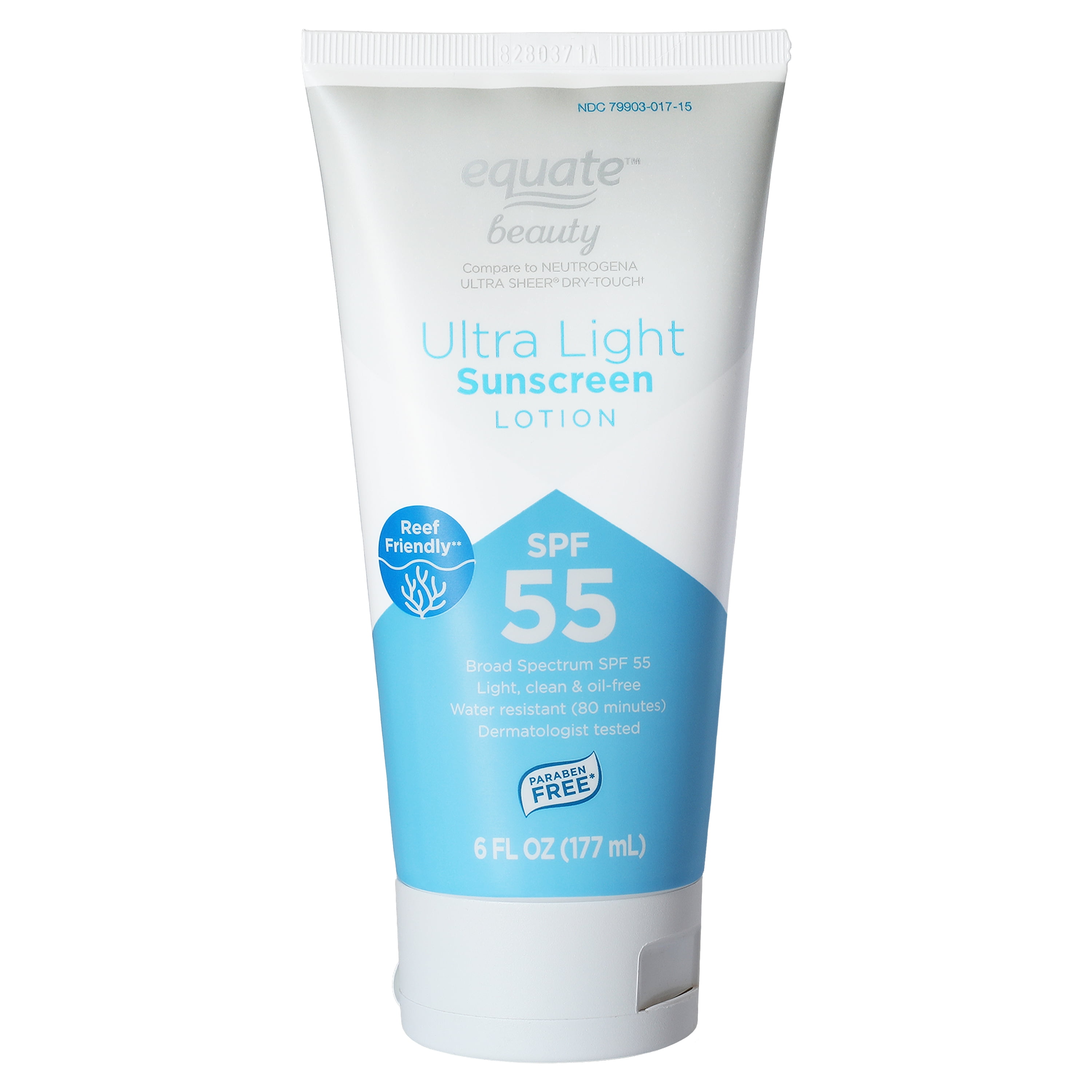 Equate Beauty Ultra Light Sunscreen Lotion, SPF 55, 6 fl oz HSA/FSA ...