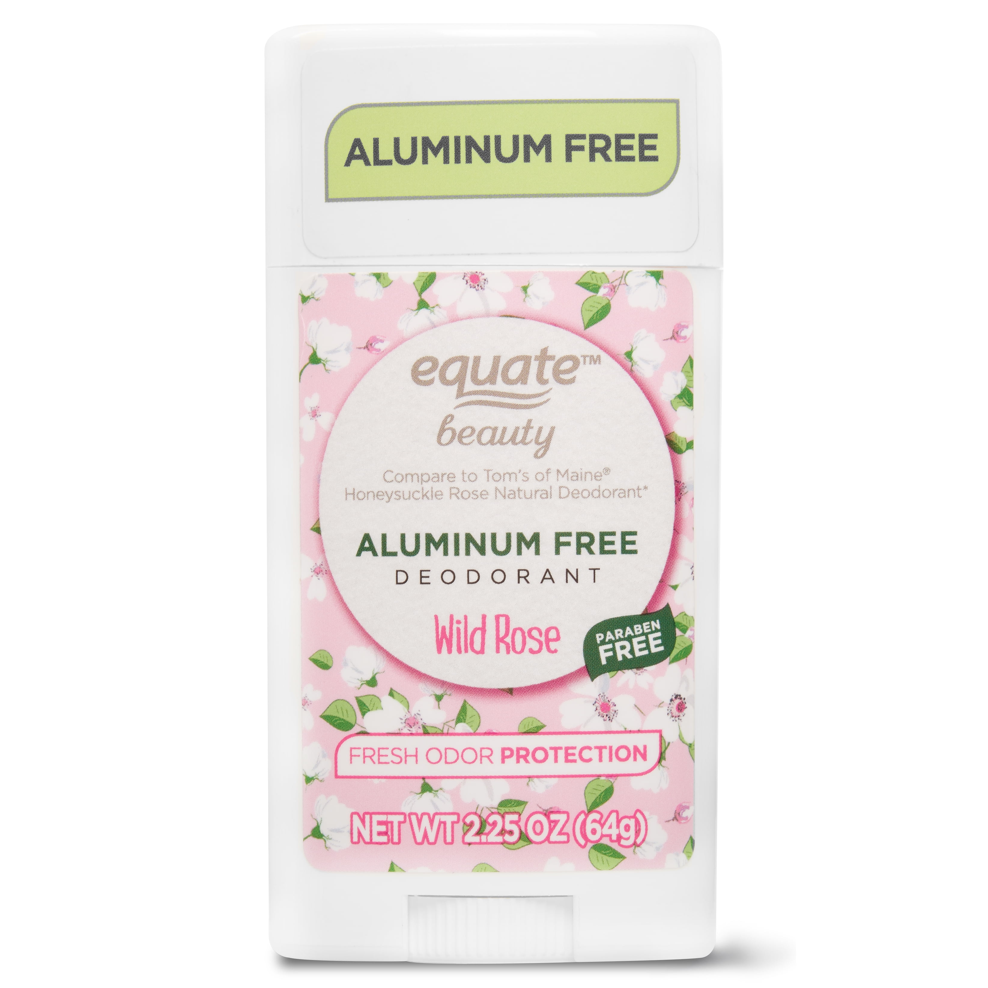 Equate Beauty Wild Rose Aluminum Free Deodorant 2.25 Oz. - Walmart ...