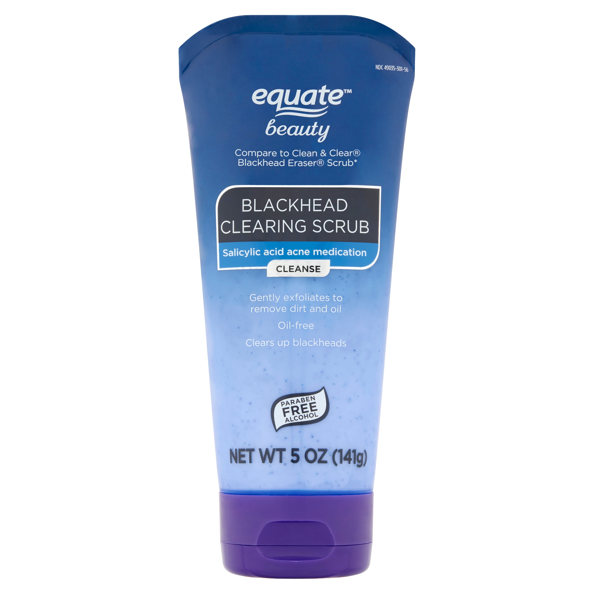 Equate Blackhead Clearing Scrub with 2% Salicylic Acid for Acne Care, 5 ...