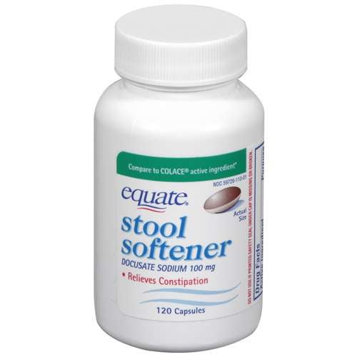 Equate: Capsules Stool Softener, 120 ct - Walmart.com