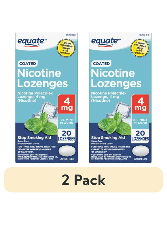 Nicotine Lozenges 4 Mg in Quit Smoking - Walmart.com