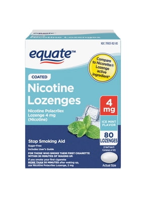 Nicotine Lozenges 4 Mg in Quit Smoking - Walmart.com