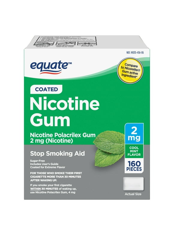 Equate Nicotine Gum In Quit Smoking