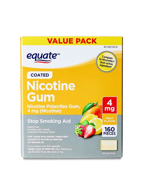 Nicotine Gum in Quit Smoking - Walmart.com