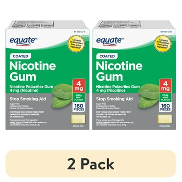 Sunmark Original Nicotine Polacrilex Chewing Gum, 2 mg, 110 Count ...