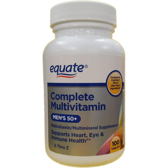 Equate - Complete Ultra Men's Health, 100 Tablets - Walmart.com