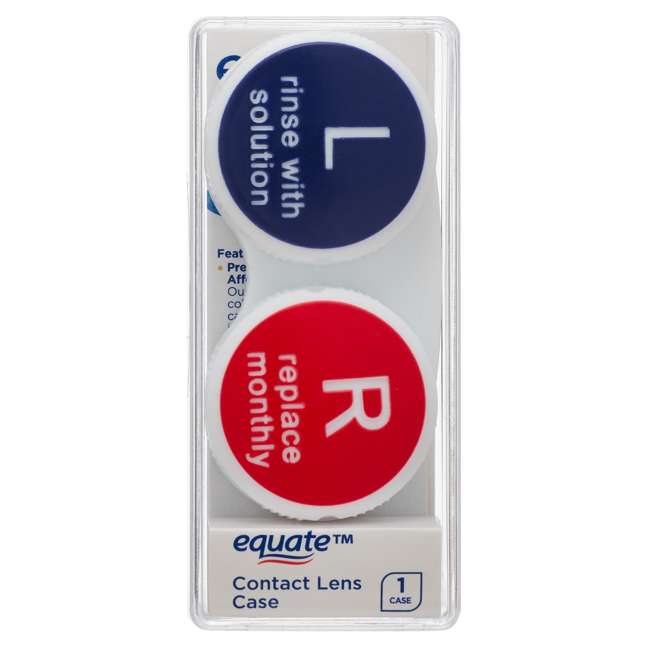 Equate Contact Lens Case, 1 Count HSA/FSA Eligible - Walmart.com