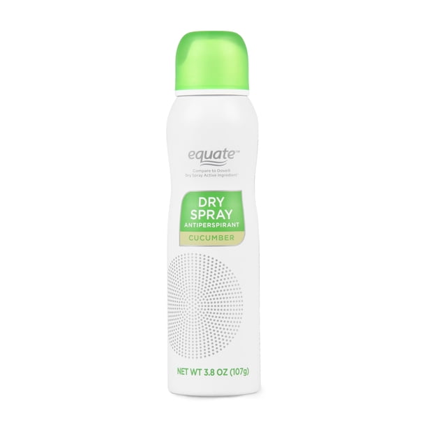 Equate Cucumber Dry Spray Antiperspirant, 3.8 Oz. - Walmart Business ...