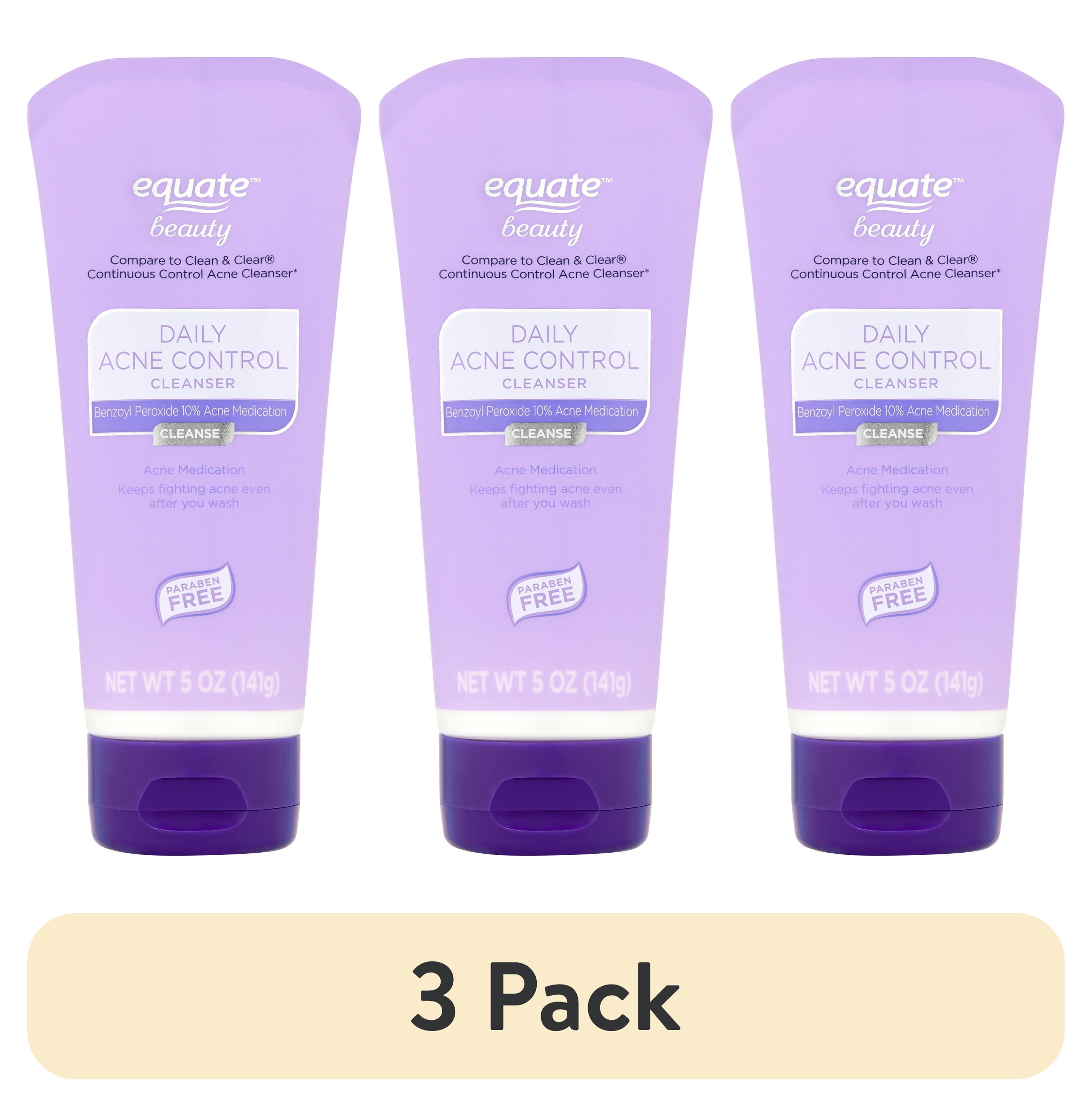 (3 pack) Equate Daily Acne Control Cleanser Cream, 5 oz - Walmart.com
