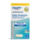 Equate Daily Probiotic 60 Billion Veggie Capsules Supports Digestive ...
