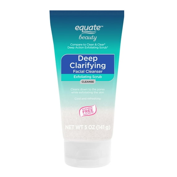 Equate Deep Clarifying Exfoliating Scrub for Acne Care, 5 oz, Compare ...