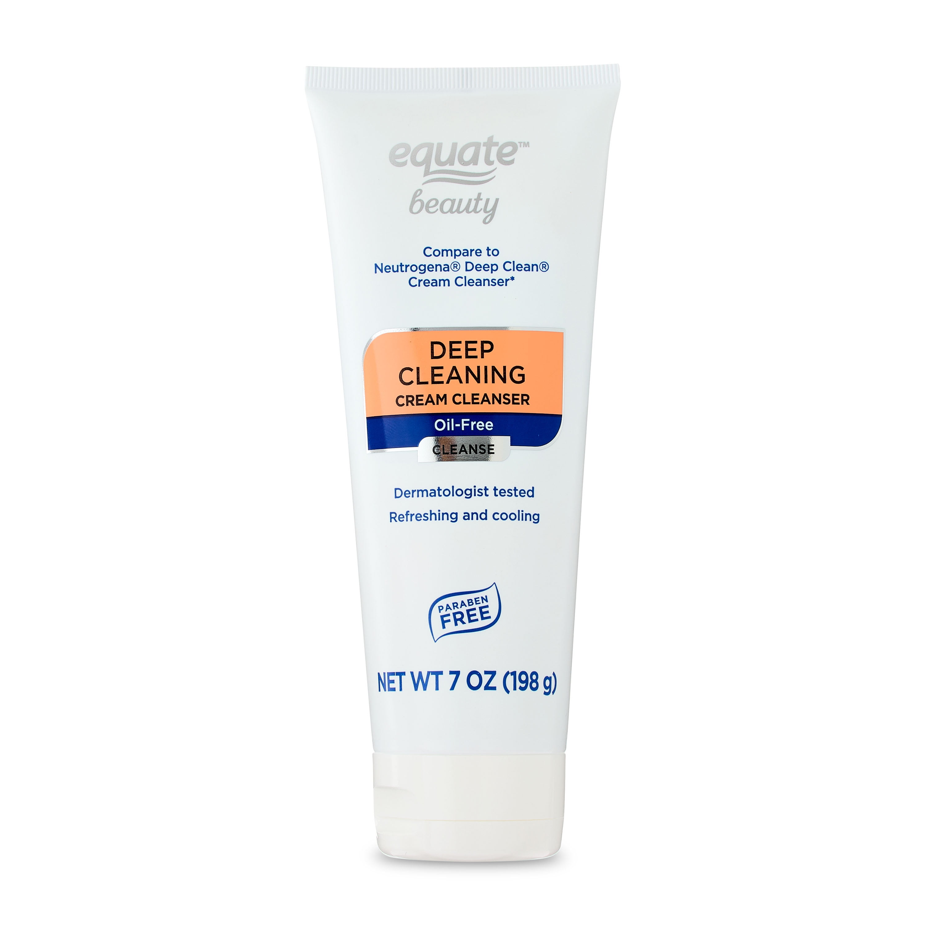 Equate Deep Cleaning Cream Cleanser, 7 oz, Compare to Neutrogena Deep ...