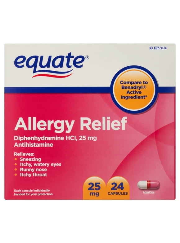 Diphenhydramine in Allergy Medicine - Walmart.com