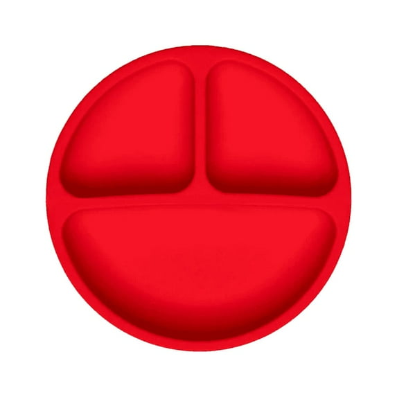 Equate Red Divided Plate, 10 1/4 inch, Microwave and Dishwasher Safe ...