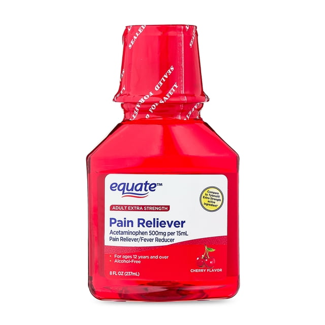 Equate Tylenol® Alcohol-Free Acetaminophen Fever Reducer Liquid for ...