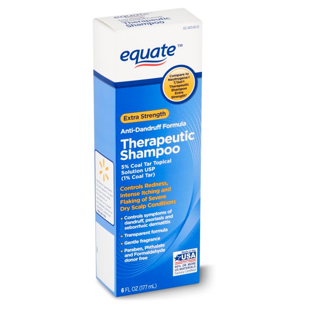 Equate Extra Strength Anti-Dandruff Formula Therapeutic Shampoo, 6 fl ...
