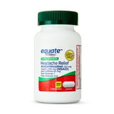 Equate Headache Relief Caplets, 250mg Acetaminophen and Aspirin, 65mg ...