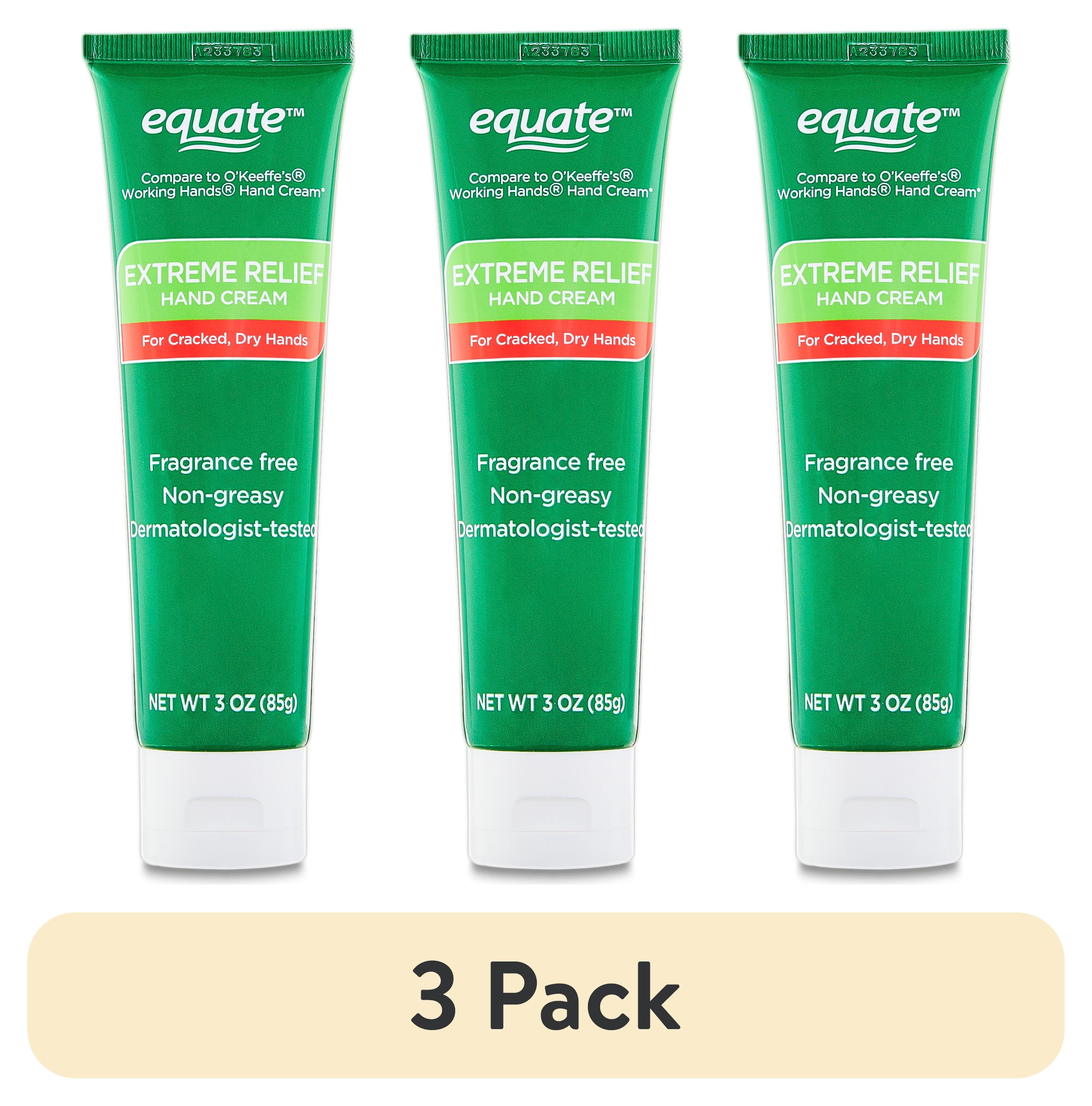 (3 pack) Equate Extreme Relief Hand Cream, 3 fl oz - Walmart.com