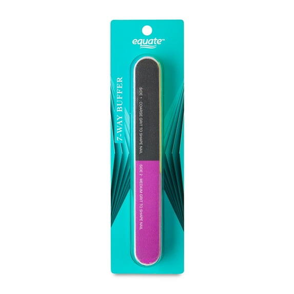 Equate 7-Way Fingernail Buffer for Shaping Smoothing Buffing and ...