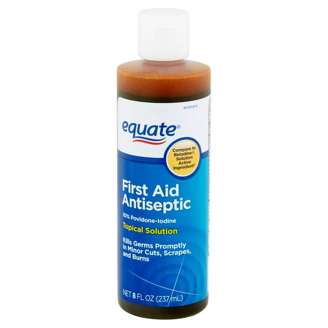 Equate First Aid Antiseptic Topical Solution, 8 fl oz - Walmart ...
