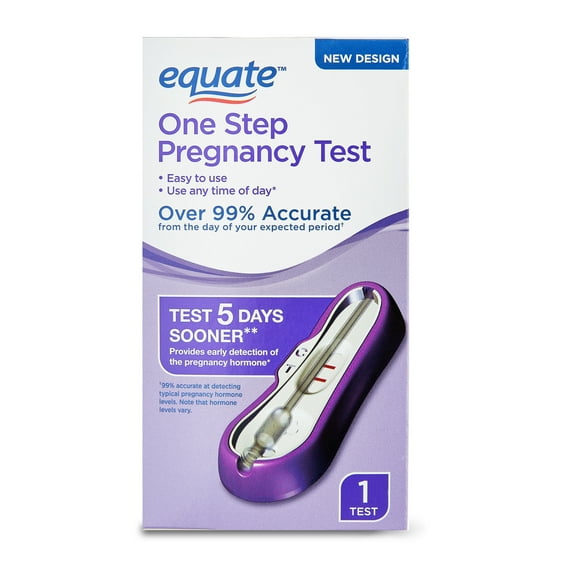 Equate One Step Pregnancy Test, Can Tell You 5 Days Sooner Than Your ...