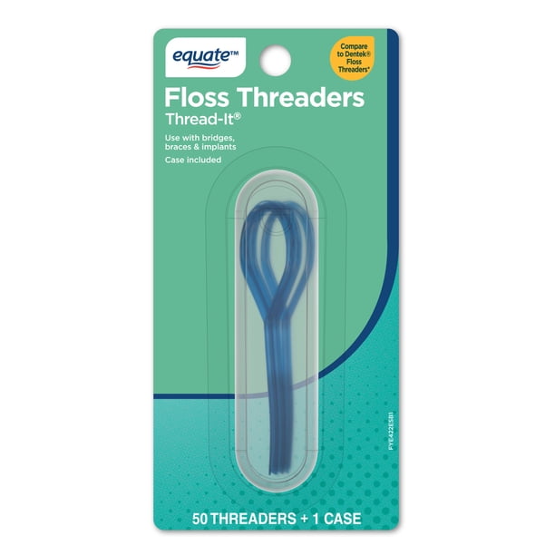 Equate Floss Threaders, 50 Count - Walmart Business Supplies
