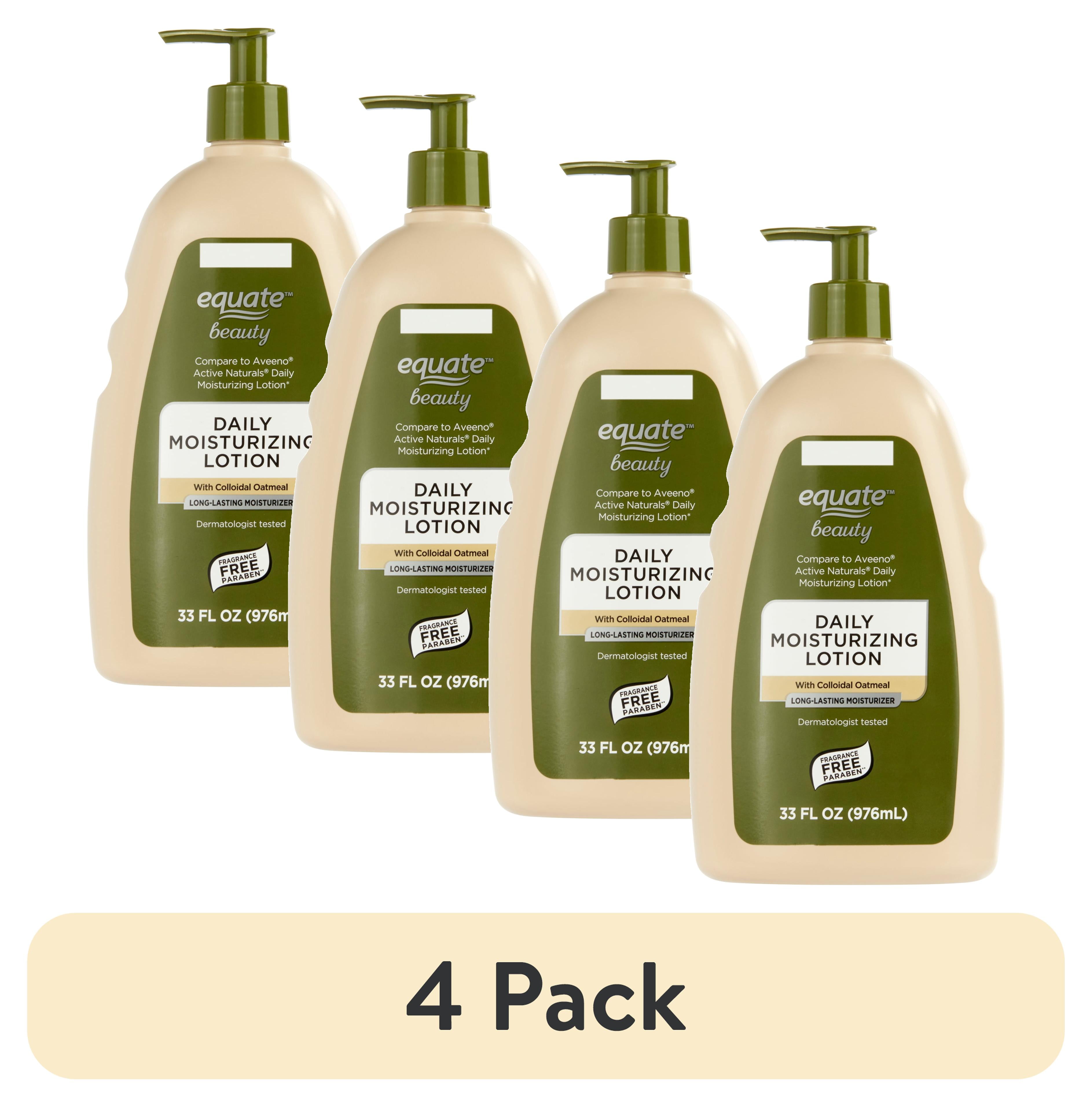 (4 pack) Equate Fragrance Free Daily Moisturizing Lotion, 33 fl. oz ...