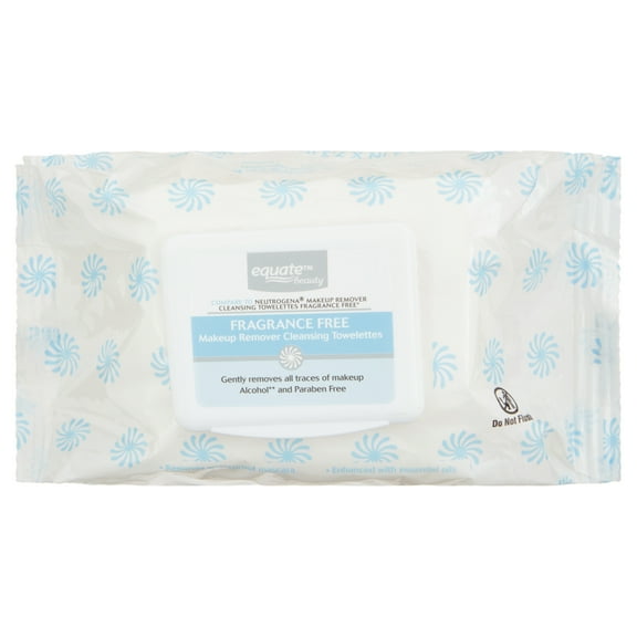 Equate Makeup Remover Cleansing Towelettes, 40 count; Compare to ...