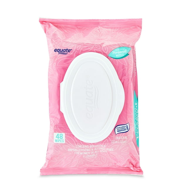 Equate Fresh Scent Personal Wipes, 48 Count HSA/FSA Eligible - Walmart.com