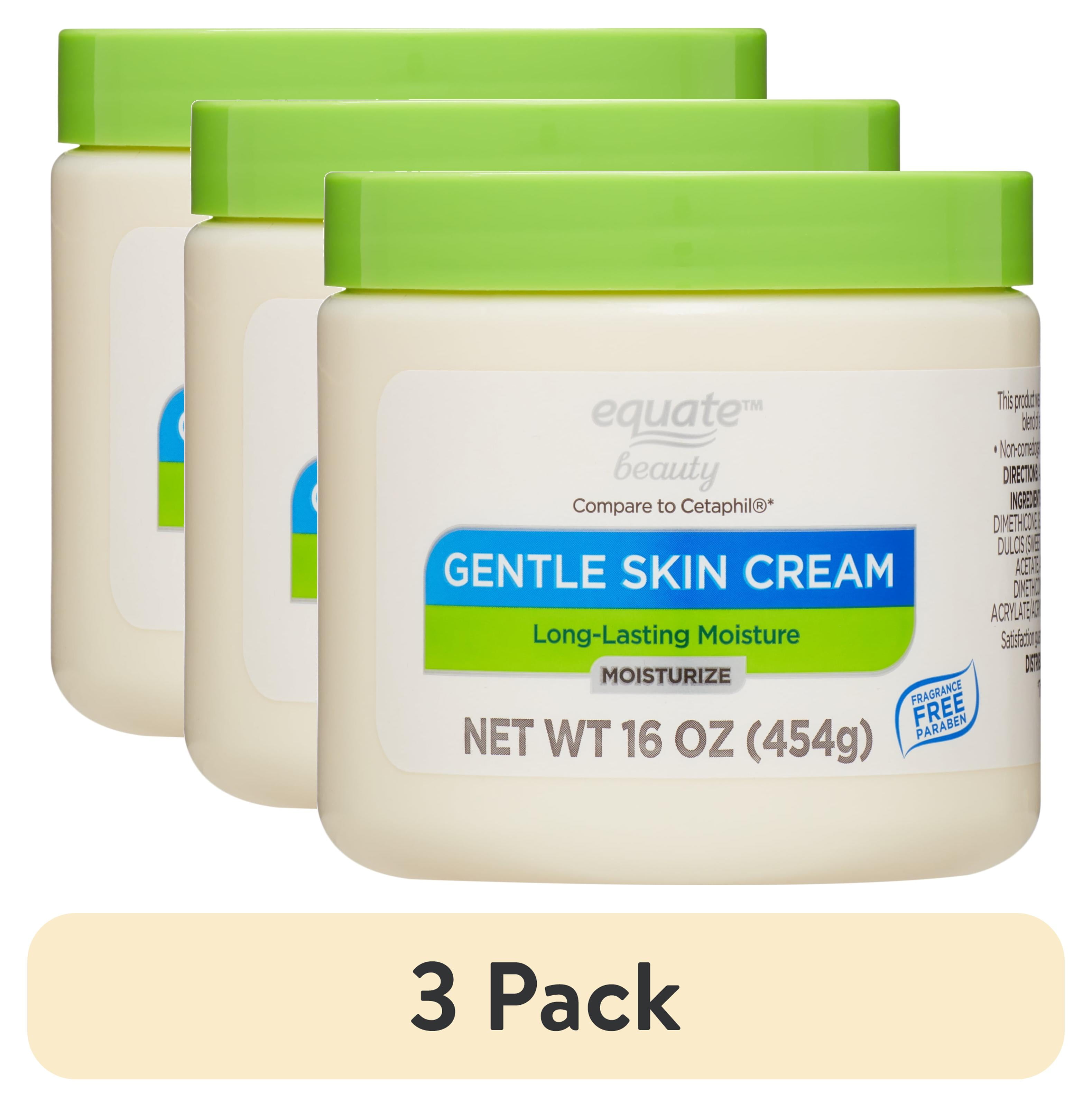 (3 pack) Equate Gentle Skin Cream with Long-Lasting Moisture, 16 oz ...
