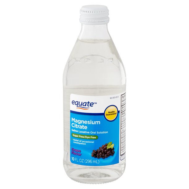 Equate Grape Flavor Magnesium Citrate Saline Laxative Oral Solution, 10 fl oz - Walmart Business ...