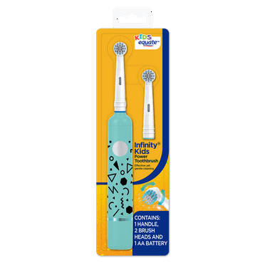 Equate Kids EasyFlex TotalPower Toothbrush with Replacement Brush Head ...