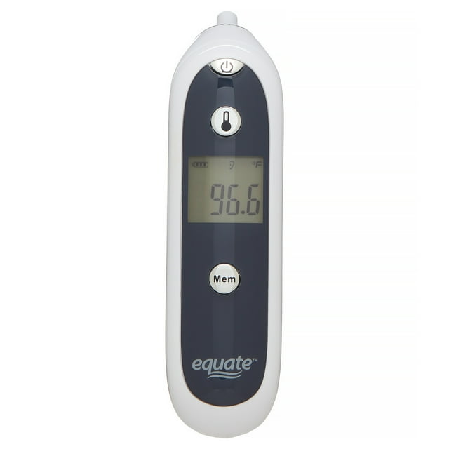 Equate Infrared 1-Second In-Ear Digital Thermometer for Kids & Adults ...